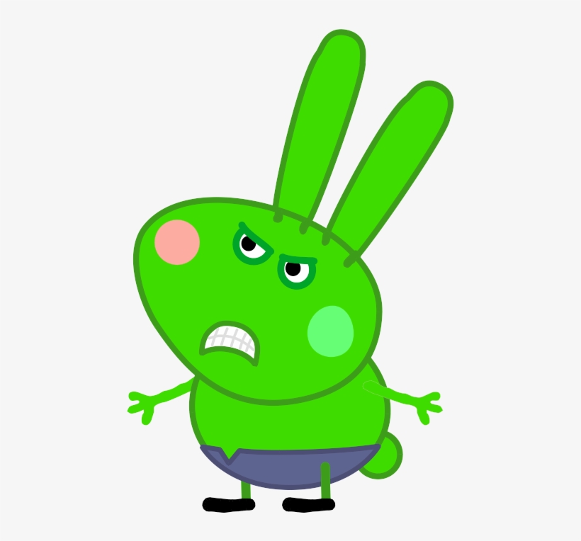 Rickhulk Rabbit - George Pig And Richard Rabbit - 543x700 PNG Download ...