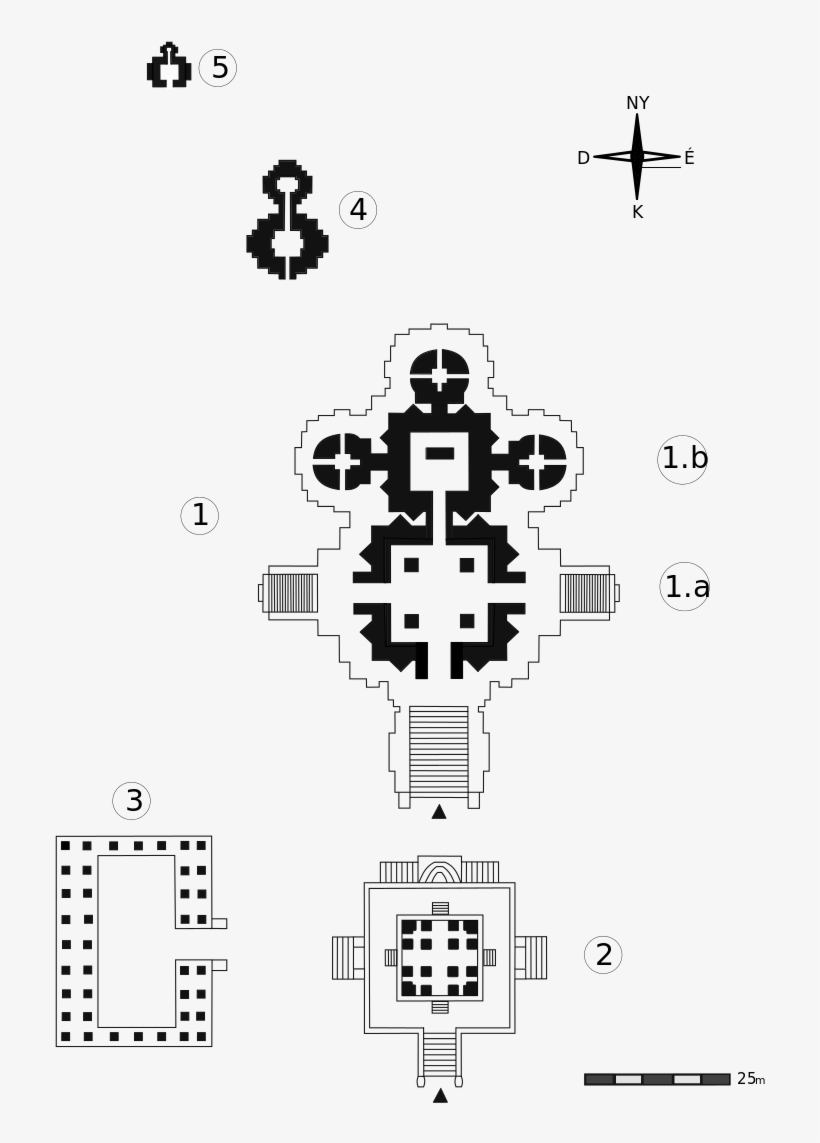 Plan Of Sun Temple Of Konark, Orissa, India - Plan And Elevation Of ...