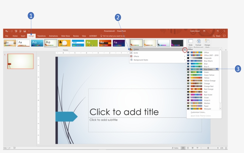 Click The Design Tab > Variants Group And Click The - Variants Gallery ...