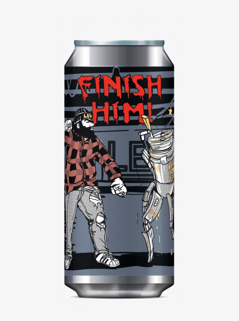 Finish Him - Beer - 472x1024 PNG Download - PNGkit