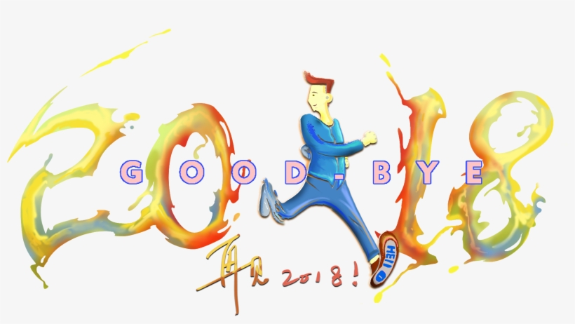 2018 Goodbye Scene Bid Farewell Png And Psd - Cartoon - 2000x2000 PNG ...