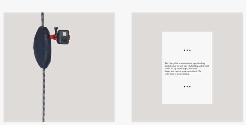 Caterpillar Rope Climbing Camera Mount3 - Pulley - 1000x500 PNG ...