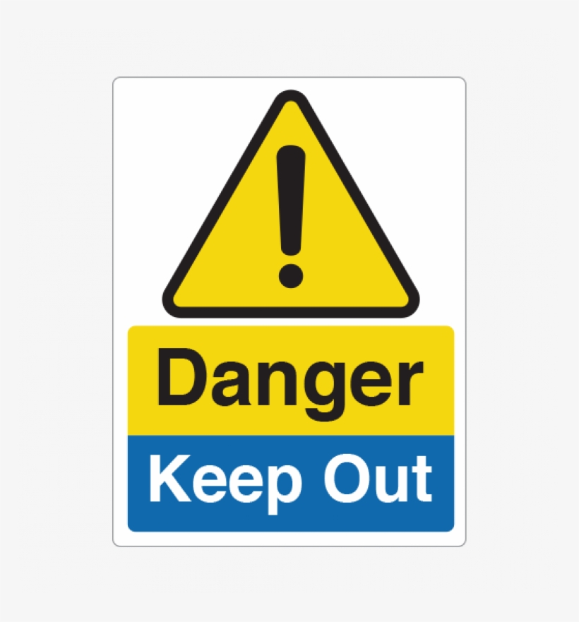 Danger Keep Out Sign Parts Security Fencing Spikes - Warning Sign ...