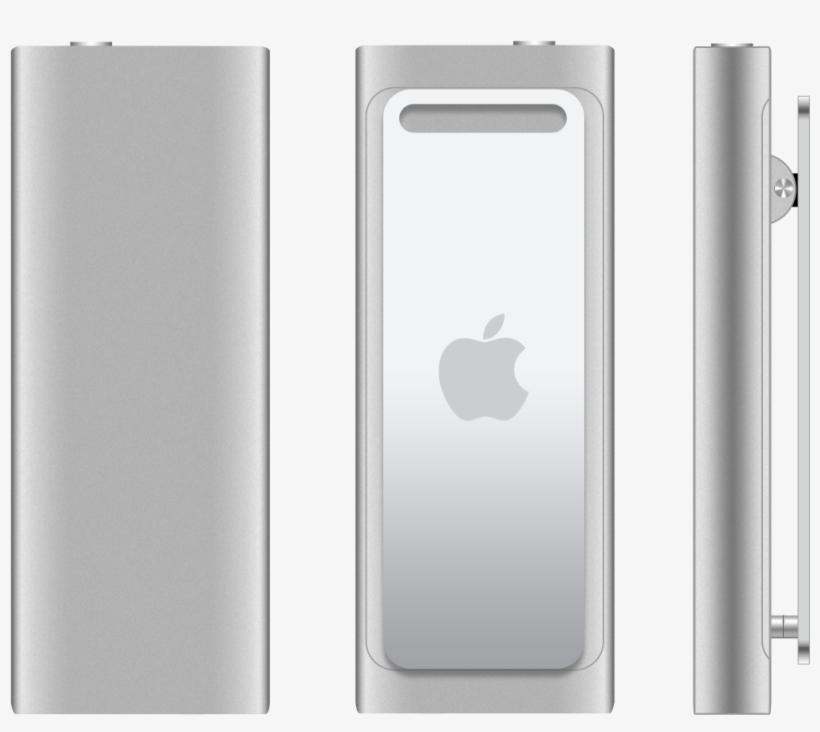 Ipod Shuffle 3rd Generation Silver - Iphone - 1041x882 PNG Download ...