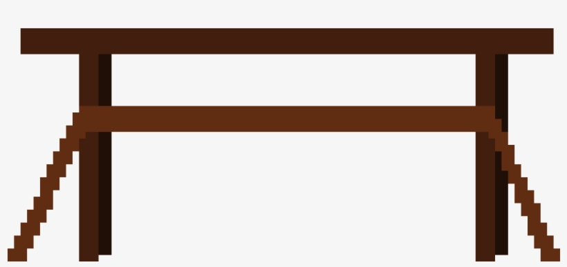 Table And Chairs - Table Chair Pixel Art - 1210x650 PNG Download - PNGkit