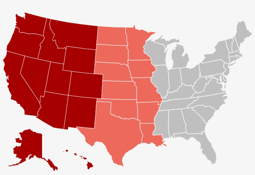 Usa Map Png - Western United States - 1475x939 PNG Download - PNGkit