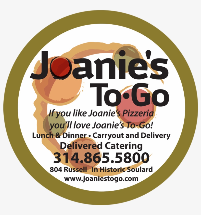 Joanies To-go Label 1 - 1000x1000 PNG Download - PNGkit