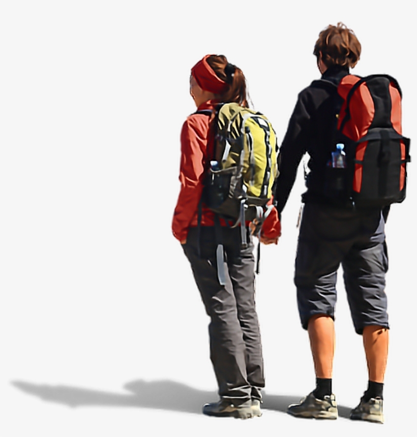 Ftestickers Couple Hikers Hiking - Fuji Trekking - 1024x1024 PNG ...