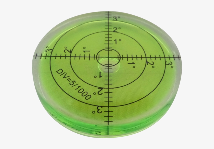 Semi Transparent Spirit Bubble Surface Level Round, - Ultimate ...