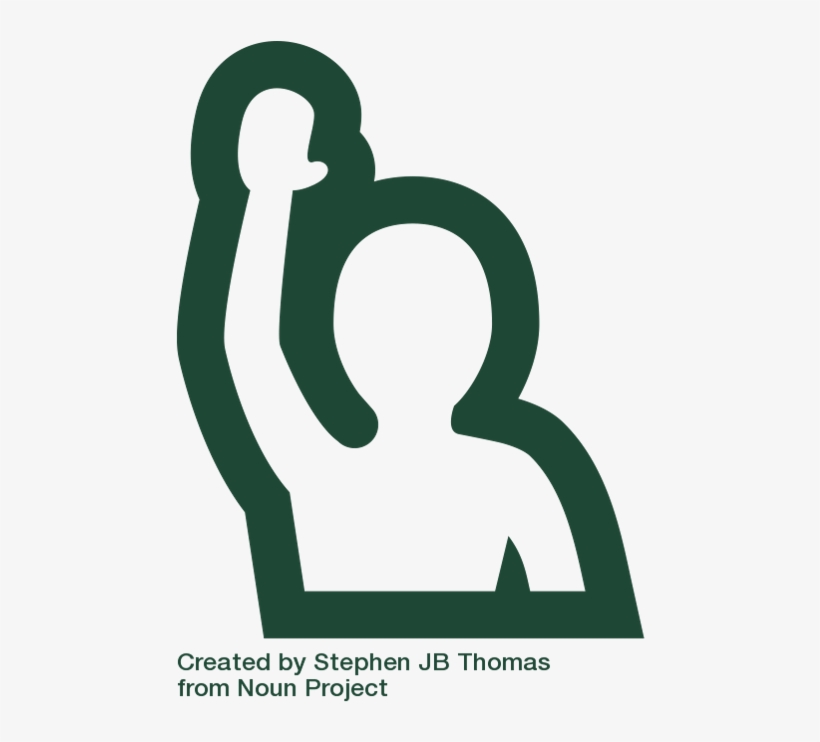 Raised Hand - Icon - 698x697 PNG Download - PNGkit