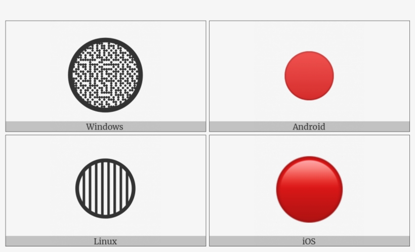 Large Red Circle On Various Operating Systems - Circle - 1200x675 PNG ...