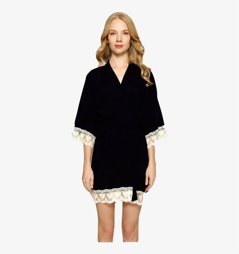 Black Lace Robe - Photo Shoot - 800x800 PNG Download - PNGkit