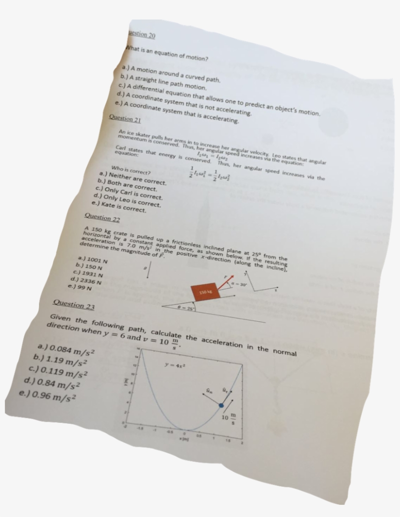 Hat Is An Equation Of Motion A - Letter - 823x1024 PNG Download - PNGkit