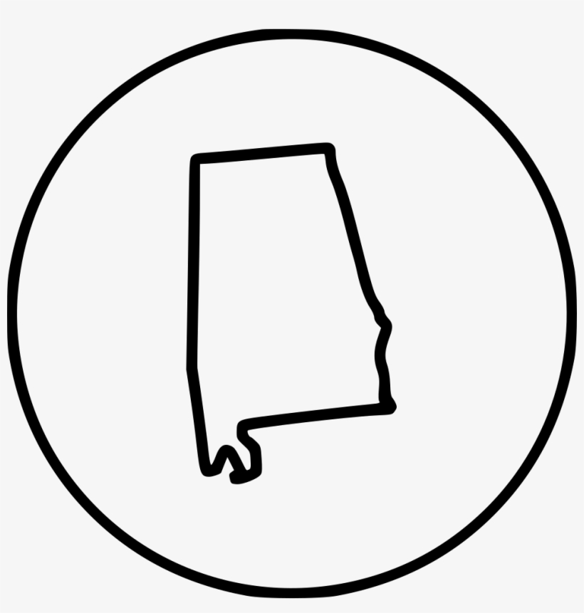 Alabama Comments - Line Art - 980x982 PNG Download - PNGkit