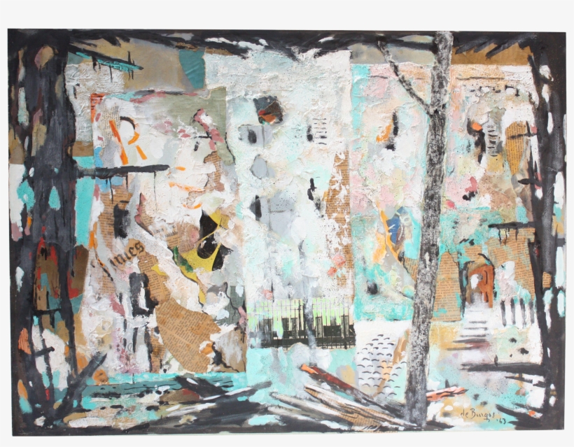 Drawing Collages Mixed Media Png Black And White Download - Collage ...