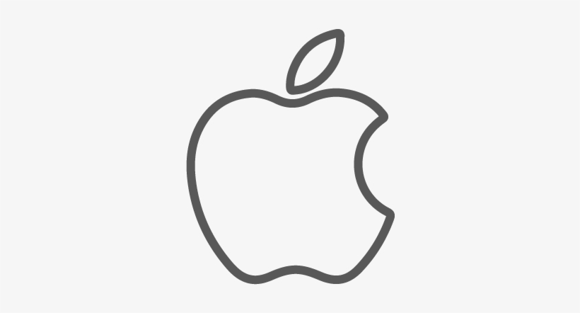 Apple Logo Png White Picture Library Library - Apple Logo Outline Png ...