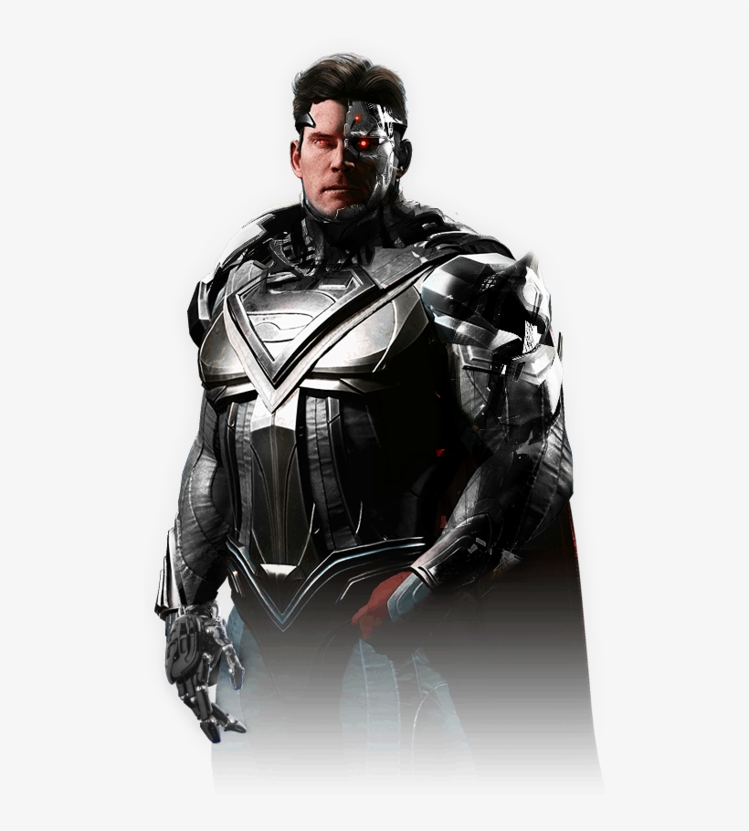 Injustice - Injustice 2 Cyborg Superman - 510x840 PNG Download - PNGkit