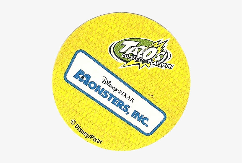 Tazos > Monsters Inc Back - Monsters, Inc. - 500x500 PNG Download - PNGkit
