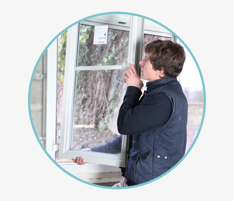 Man Installing Window Glass H1 - Window - 626x626 PNG Download - PNGkit