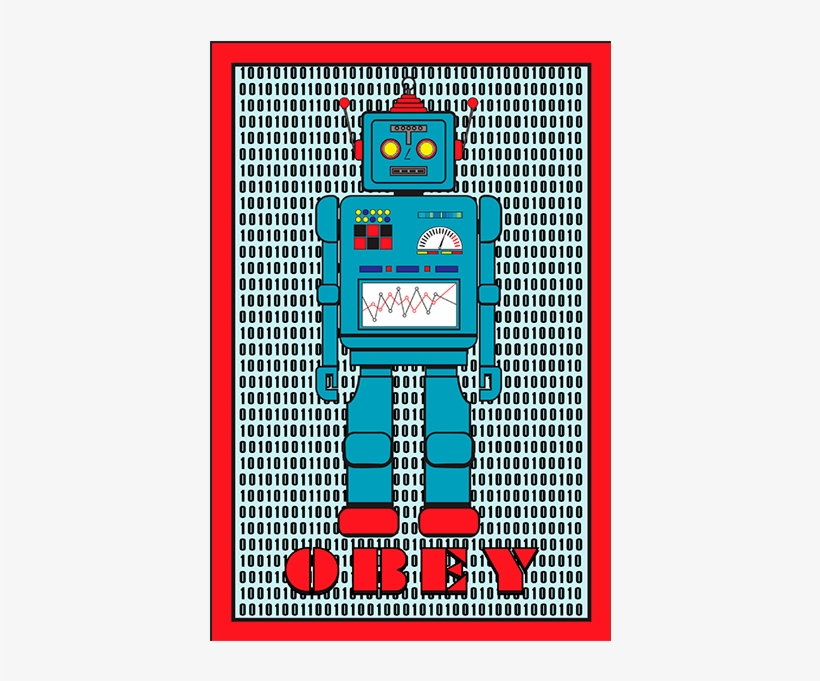 Obey Me, Human Illustration Graphicdesign Albany Children - Robot ...