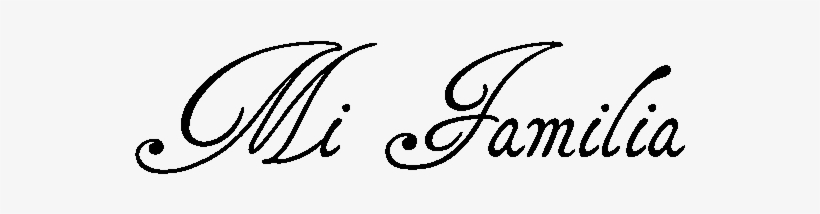 Mi Familia Logo - Calligraphy - 830x394 PNG Download - PNGkit