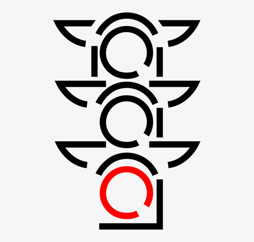 Vector Illustration Of Traffic Light Signals Or Stop - Circle - 475x700 ...