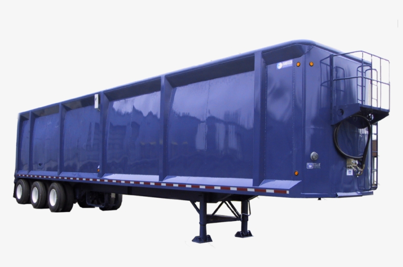 Open Top Transfer Trailer - 53 Foot Garbage Trailer - 1073x660 PNG ...