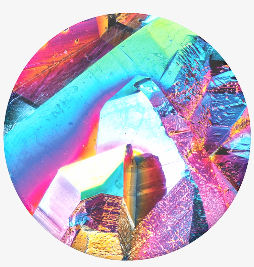 Rainbow Gem Gloss, Popsockets - Rainbow Gem - 1000x1000 PNG Download ...