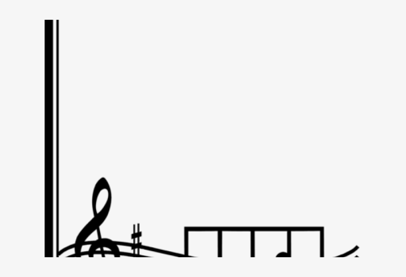 Sheet Music Clipart Border - Clip Art Music Notes Transparent - 640x480 ...