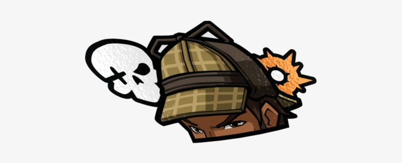 Mcree Sherlock Peeker Sticker - Cartoon - 1280x1280 PNG Download - PNGkit