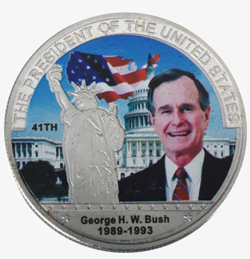 Commemorative George H - George W Bush Coin - 2014x2048 PNG Download ...