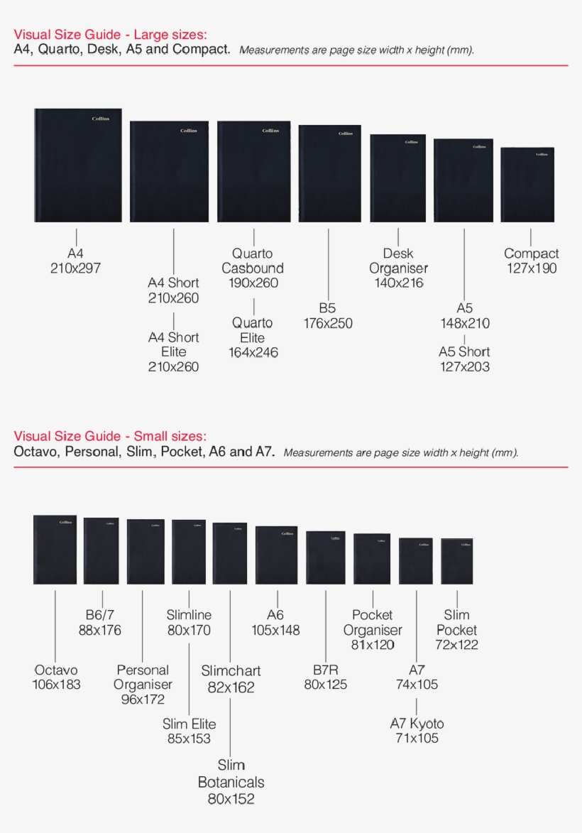 Notebook A6 Vanessa Lined Journal - Diary Sizes - 800x1109 PNG Download ...