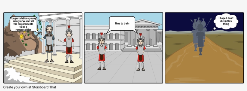 Roman Army - Cartoon - 1164x385 PNG Download - PNGkit