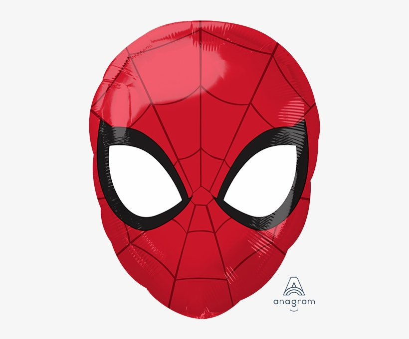 Download Transparent Spider-man Animated Balloon - Cabeza De Spiderman ...