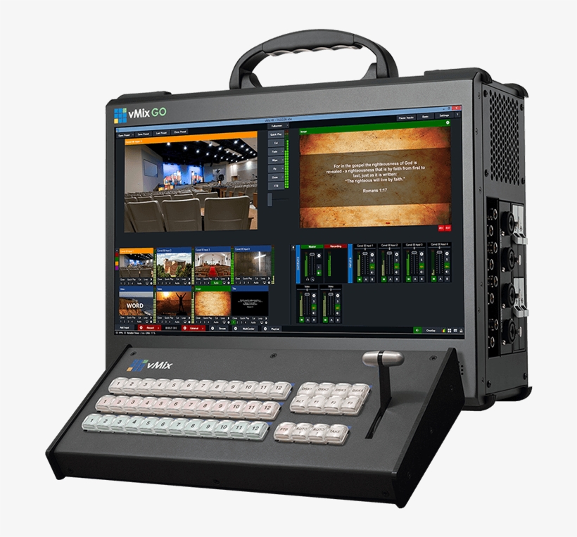 Vmix Control Surface And Go - Portable Live Production - 700x683 PNG ...