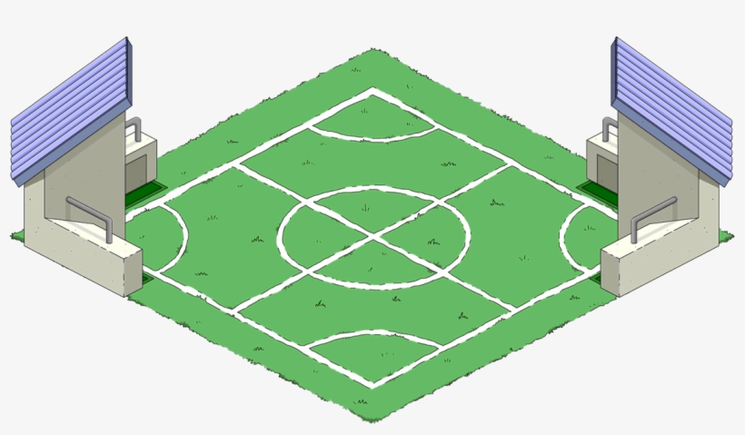 Grey Grass Field - The Simpsons - 1134x608 PNG Download - PNGkit