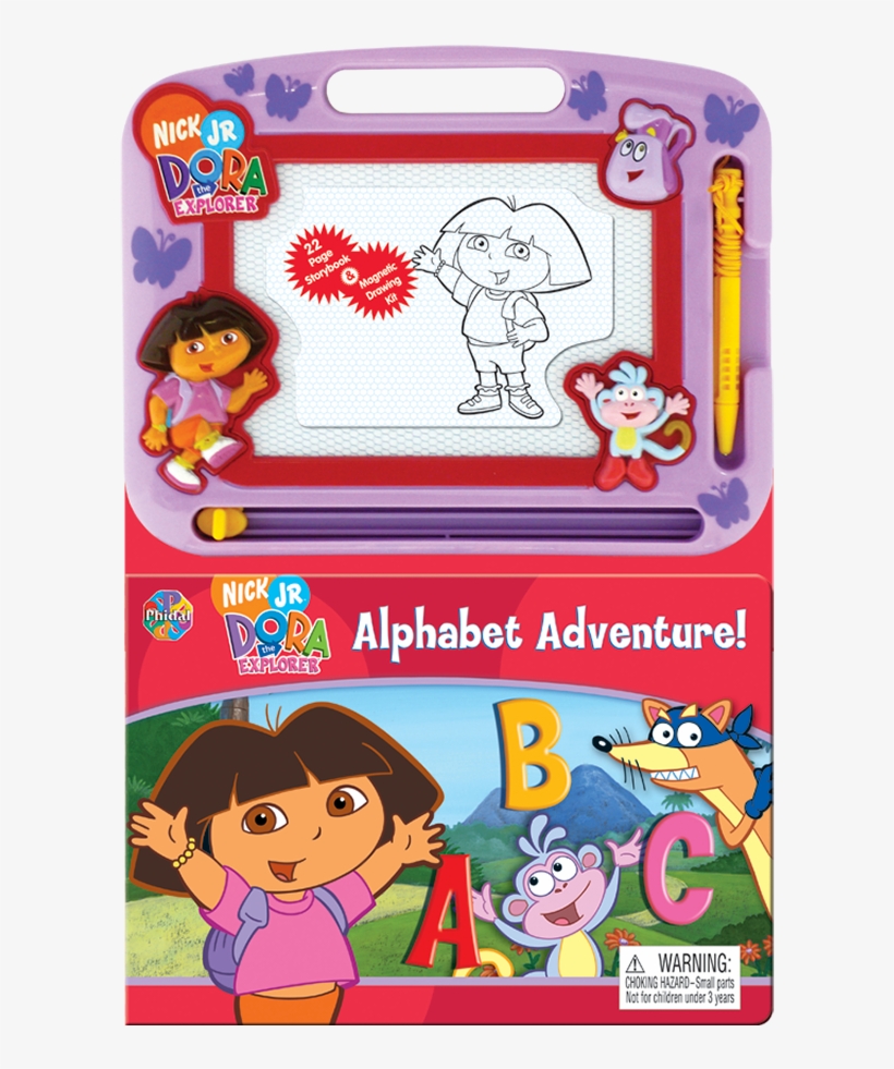 Dora The Explorer - Dora Alphabet Adventure Book - 680x900 PNG Download ...