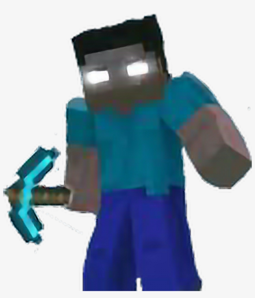 Herobrine Sticker - Rifle - 1024x1146 PNG Download - PNGkit