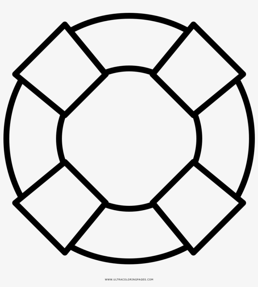 Life Saver Coloring Page - Symbole Transformateur De Courant ...