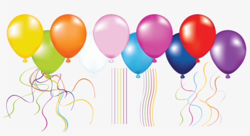 Large Transparent Balloons - Balloon Line Png - 850x421 PNG Download ...