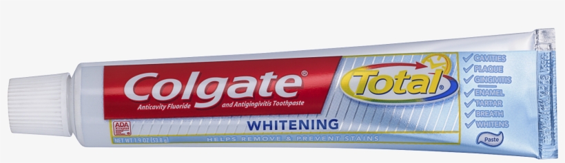 Colgate Total Anti-cavity Fluoride Whitening Toothpaste - 1800x1800 PNG ...