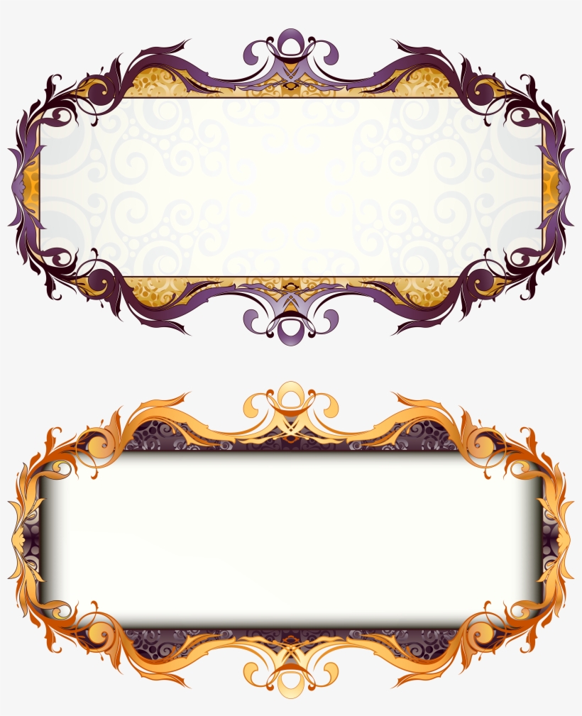 Picture Frame Art Deco - Vector Png Frame Title - 4504x5323 PNG ...