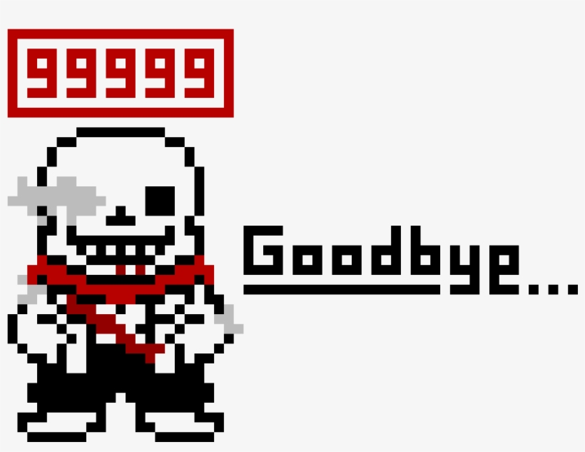 Goodbye Sans - Sans Gif - 1200x880 PNG Download - PNGkit