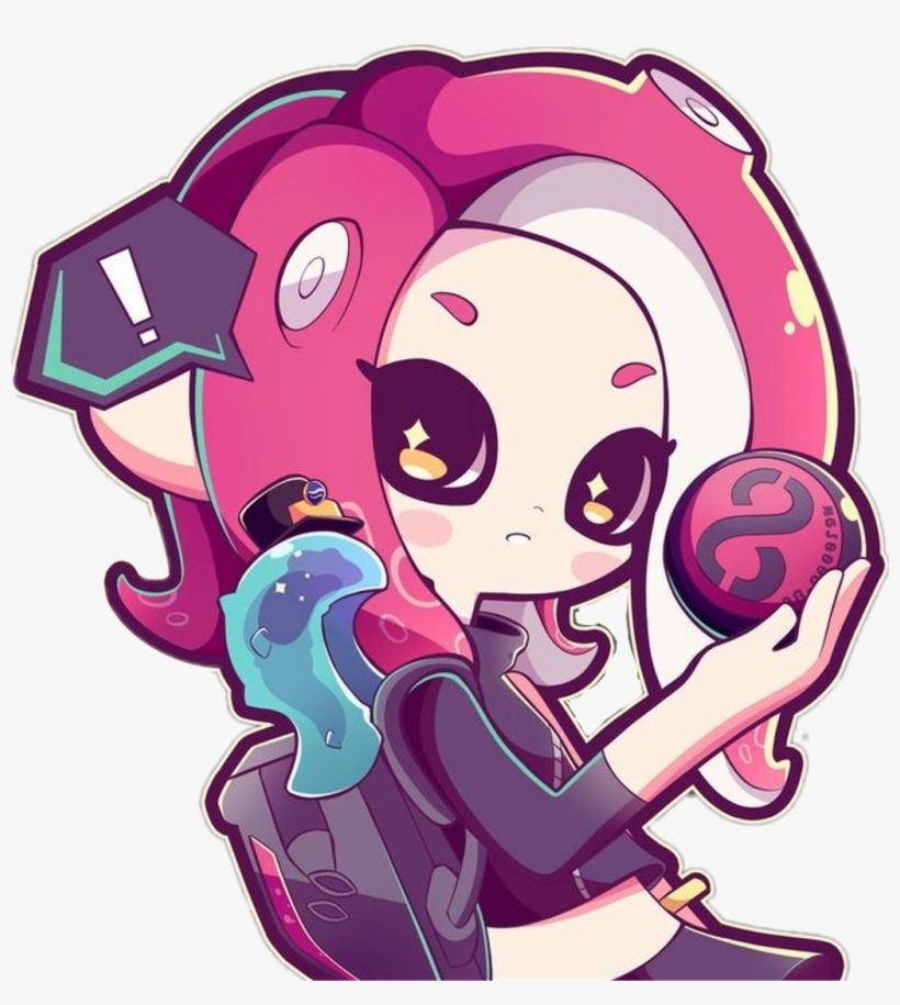 Splatoon Sticker - Pale Agent 8 Splatoon - 1024x1093 PNG Download - PNGkit