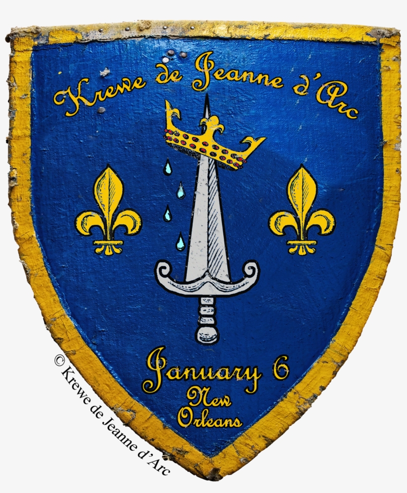 Krewe De Jeanne D'arc Shield Logo Png - Joan Of Arcs Shield - 2000x2321 ...