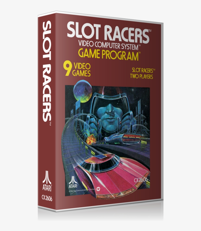 Slot Racers Atari 2600 Game Cover To Fit A Ugc Style - Atari Box Art ...