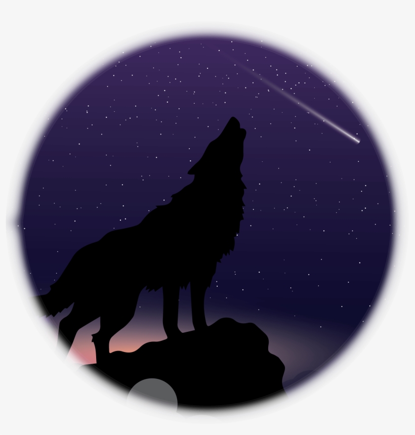 Vlk 2 Obrys - Silhouette - 2560x2560 PNG Download - PNGkit