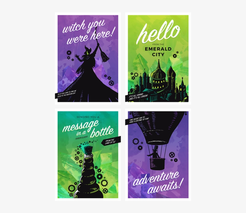 Buy Online Wicked - Poster Wicked Musical - 520x670 PNG Download - PNGkit