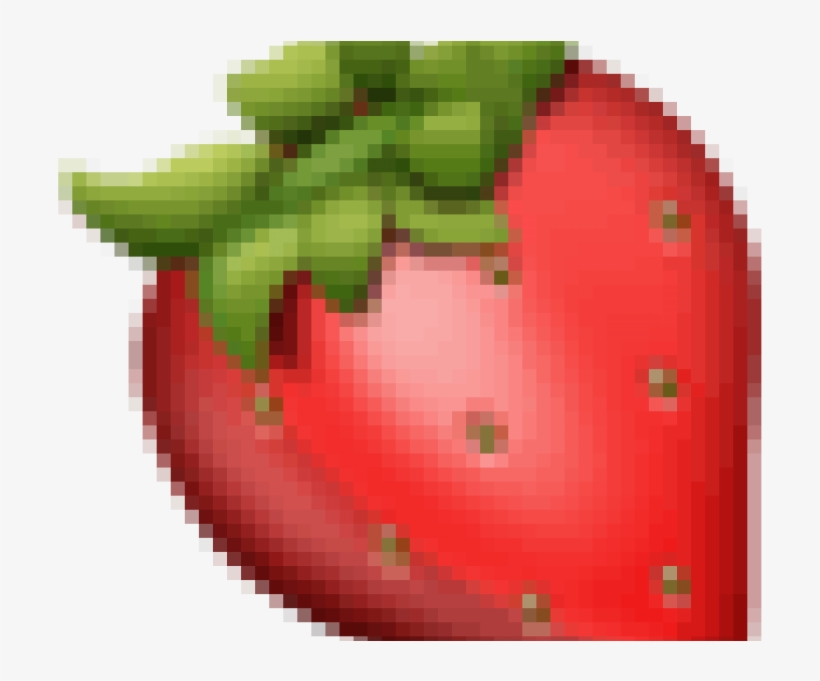 Emo-berry - Strawberry Emoji Transparent Background - 900x600 PNG ...
