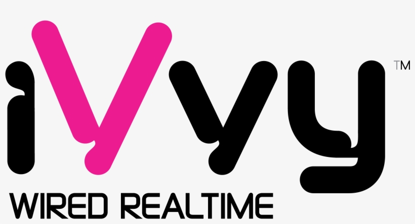 Pink Logo Wired Hires - Ivvy - 3000x1790 PNG Download - PNGkit
